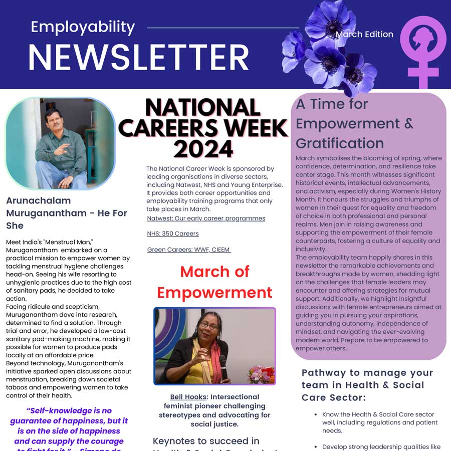 MRC Employability Newsletter - March 2024 | Mont Rose College